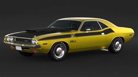 1970 Dodge Challenger Ta 3d Model 70 Unknown Max Obj Fbx Free3d