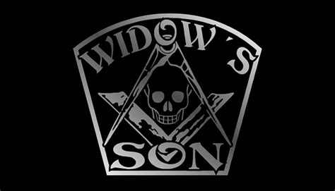 Widows Sons Flag Black Bricks Masons