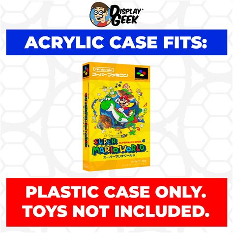 Acrylic Case For Super Famicom Standard Video Game Boxes 4mm Thick U