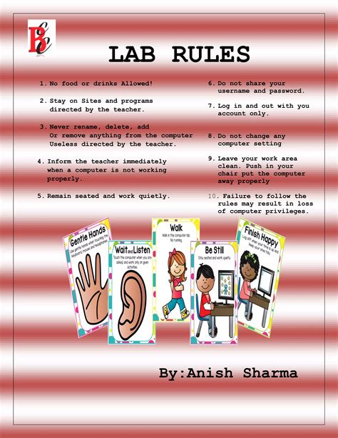 Lab Rules Pdf