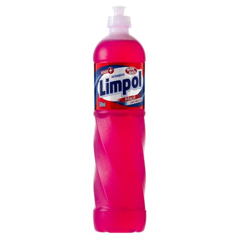 Detergente LÍquido MaÇÃ Limpol Squeeze 500ml Gtineanupc
