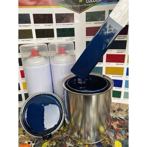 Spray Tin Cat Colour Te37 Magnesium Blue Crystal Shopee Malaysia