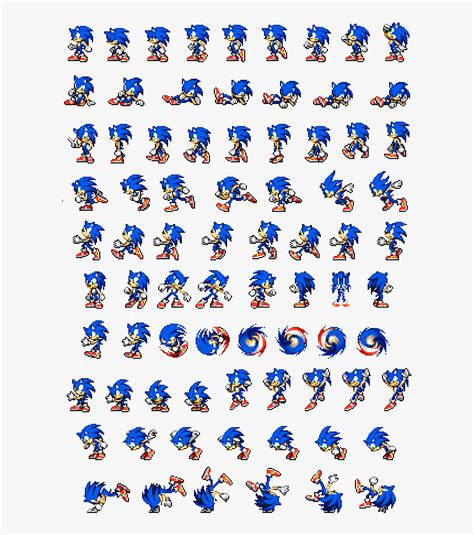 Sonic Sprite Sheet Png Images And Photos Finder