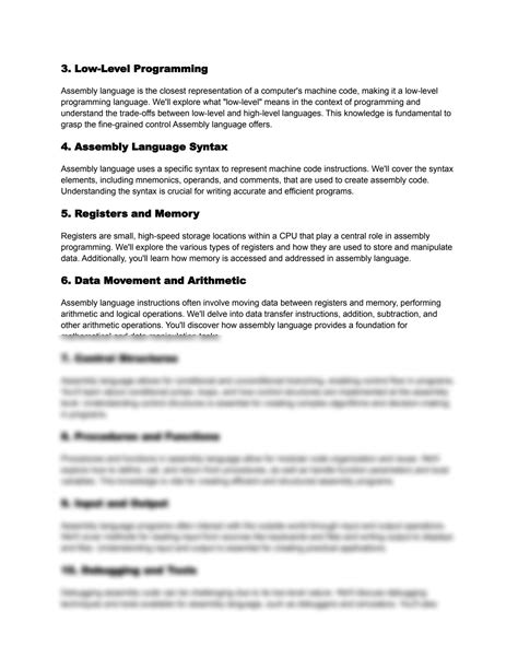 Solution Demystifying Assembly Language A Comprehensive Guide Studypool