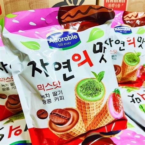 ยกลัง24ห่อ ไอติมเกาหลี Adorable Till Ever 300 กรัม Shopee Thailand