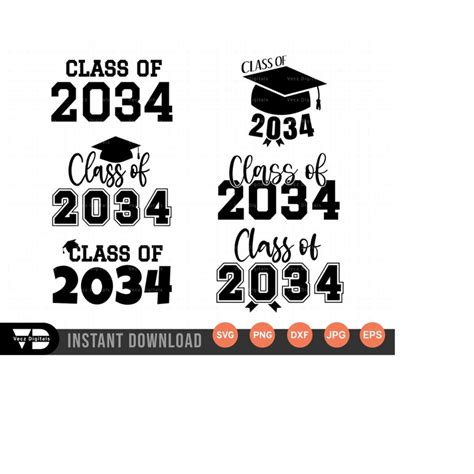 Class Of 2034 Svg Bundle Class Of 2034 Svg Rainbow Class O Inspire