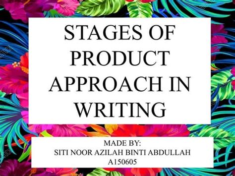 Stages Of Product Approach Ppt