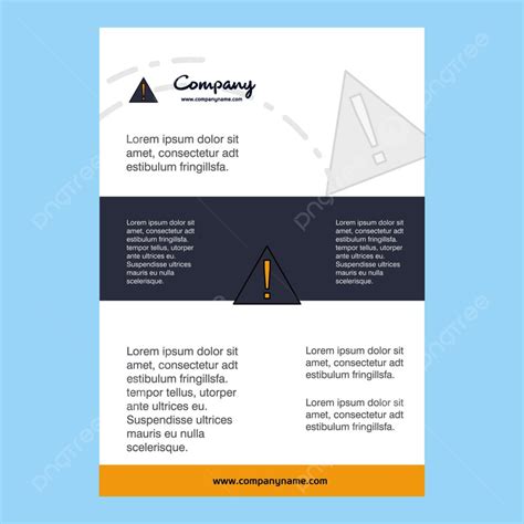 Template Layout For Error Comany Profile Template Download On Pngtree
