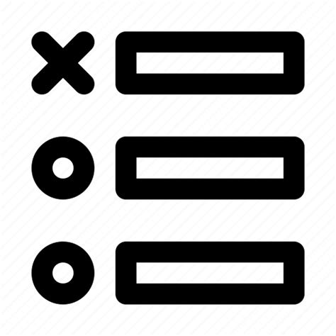 Multiple Selection Category Label Select Check List Icon