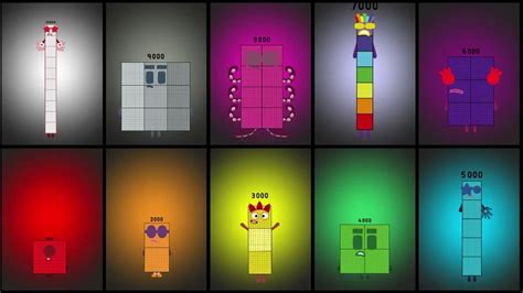 Mesmerizing Numberblocks Band Reimagined 1000 10000 Original In Countdown Youtube