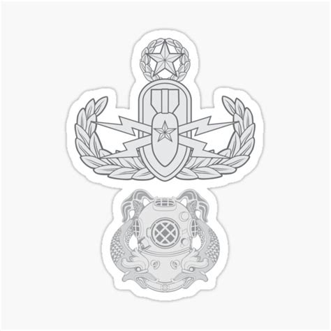 Master Eod Diver 1st Class Sticker By Jcmeyer Redbubble
