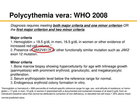 Ppt Emerging Concepts In The Workup Of Polycythemia And