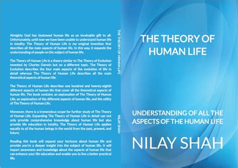 The Theory Of Human Life A Book By Nilay Shah A Mythology Blog