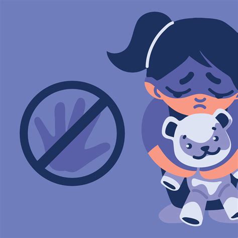 Mes Nacional De Prevención Del Abuso Infantil 11126164 Vector En Vecteezy