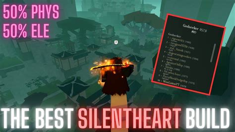 The Best Silentheart Build Ever Created Deepwoken Youtube