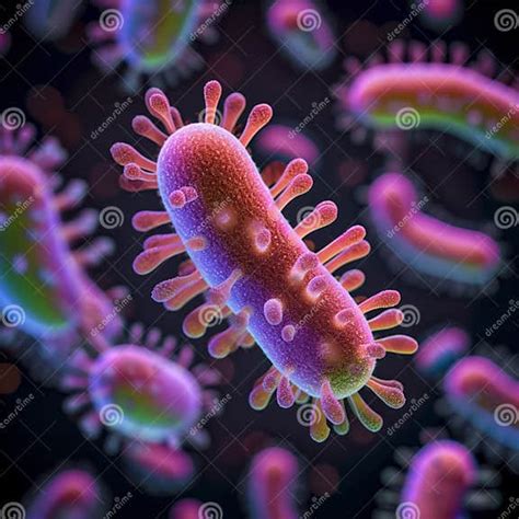 Microbe Inspection Bactéries Sous Microscope Recherche Scientifique