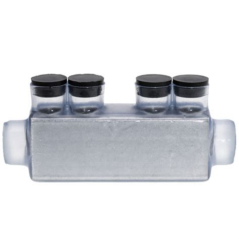 Polaris Insulated Multitap Connector Clear 2 Ports 1 0 Awg 750 Kcmil Wire Size Range