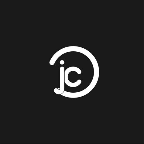 Initials Jc Logo Monogram With Simple Circles Lines 28266978 Vector Art At Vecteezy