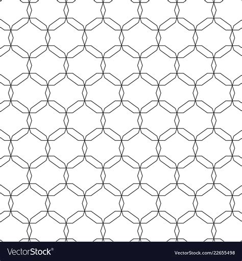 Geometric Line Grid Pattern Royalty Free Vector Image