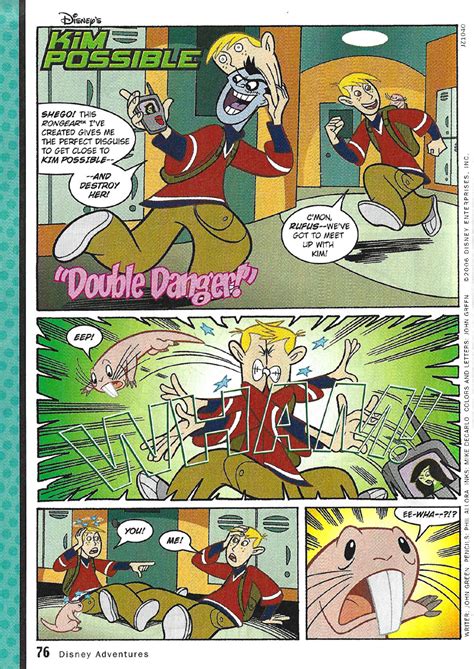 Kim Possible Double Danger Disney Adventures Disney Adventures