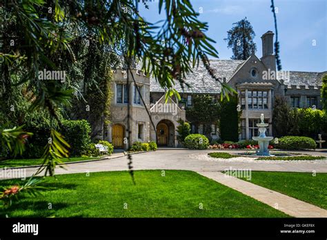 The Playboy Mansion Is The Home Of Playboy Magazine Founder Hugh Hefner