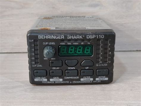 Behringer Shark Dsp110 Signal Processor Ebay