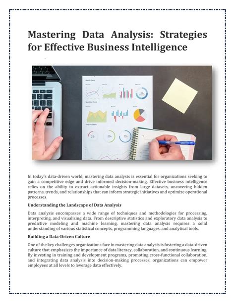 Ppt Mastering Data Analysis Strategies For Effective Business