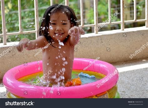 Youth Girl In Tub