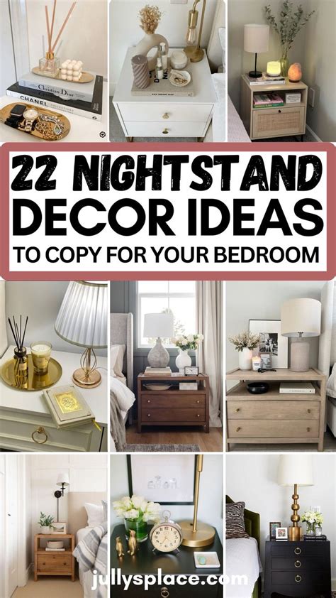 22 Nightstand Decor Ideas Thatll Make Your Snooze Button Jealous