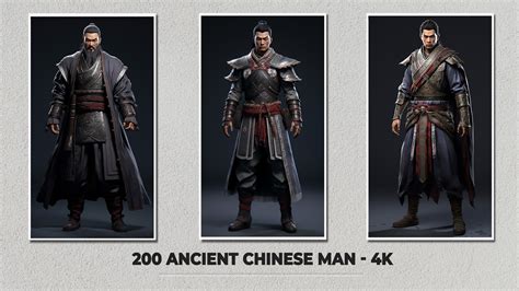 Artstation 200 Ancient Chinese Man 4k Artworks