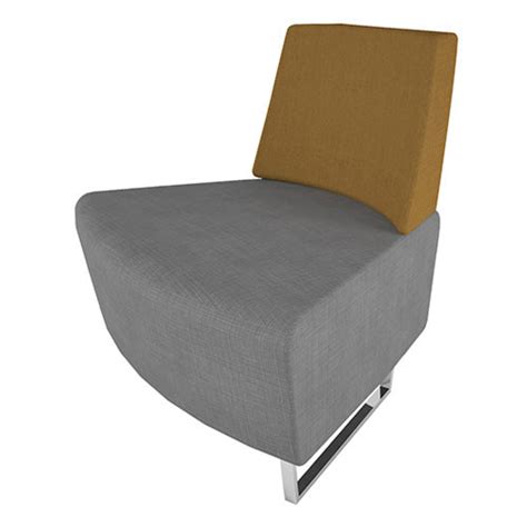 Sillón Curvo Espejo 918 Con Respaldo Y Conector