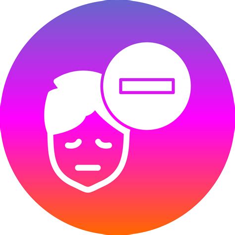 Negative Thinking Vector Icon Design 16337127 Vector Art At Vecteezy