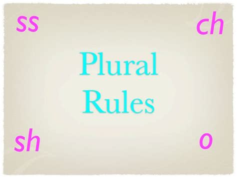 Plural Rules Key