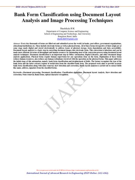 Bank Form Classification Using Document Layout Pdf Data Automation