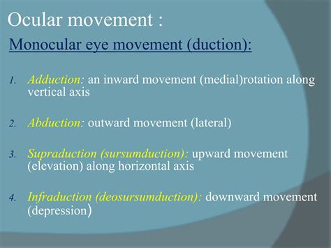Anatomy And Physiology Of Extraocular Musclesppt