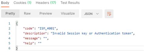 Invalid Session Key Or Authentication Token When Using The Restapi