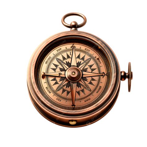 Vintage Compass With Detailed Markings Vintage Compass Detailed Png