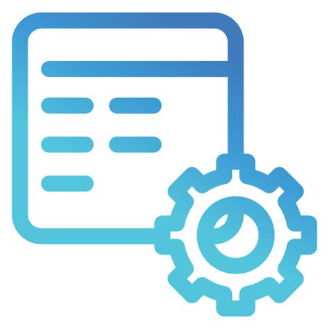 Application Development Generic Gradient Outline Icon