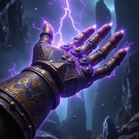 Free Arcane Power Gauntlet Image Magical Purple Lightning Download At Stockcake