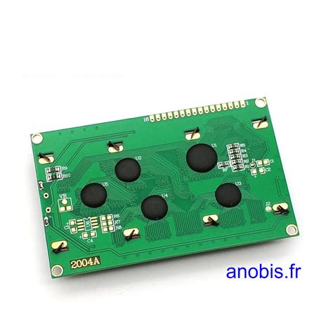 Ecran Lcd 2004 Hd44780 Rétroéclairé Pour Arduino Et Raspberry Anobis