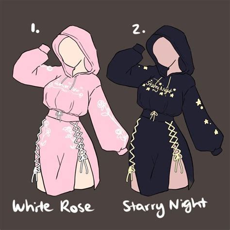 Dress Sets Oc Drawing Base With Clothes Drawing Clothes Hoodie Art