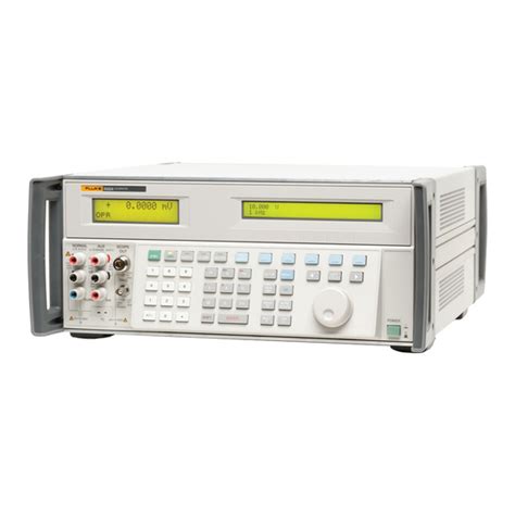 Fluke 5520a Programmers Manual Pdf Download Manualslib