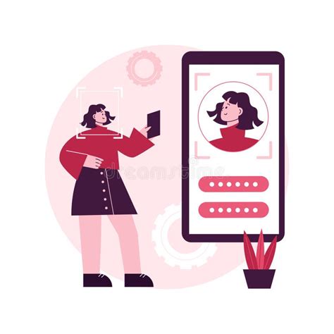 Verification Technologies Abstract Concept Vector Illustration Stock