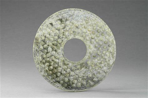 战国谷纹玉璧 周口市博物馆