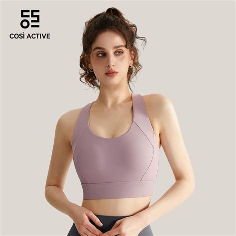 Jual Baru Cosi Sport Bra Wanita Seamless Bh Gym Anti Guncang Yoga Braa Tanpa Kawat Bra