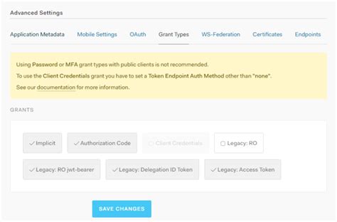 Auth0 Invalid Grant Types Clientcredentials Matthias Baumann