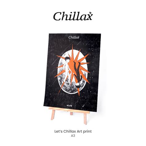 Lets Chillax Art Print Original Artwork By Olulo Objects Shopee Philippines