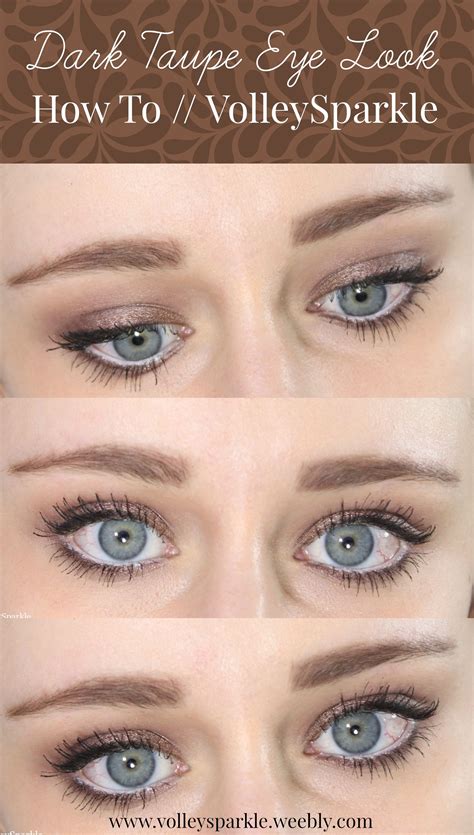 Dark Taupe Eye Makeup Look How To Taupe Eye Makeup Blue Eye Makeup Eye Makeup