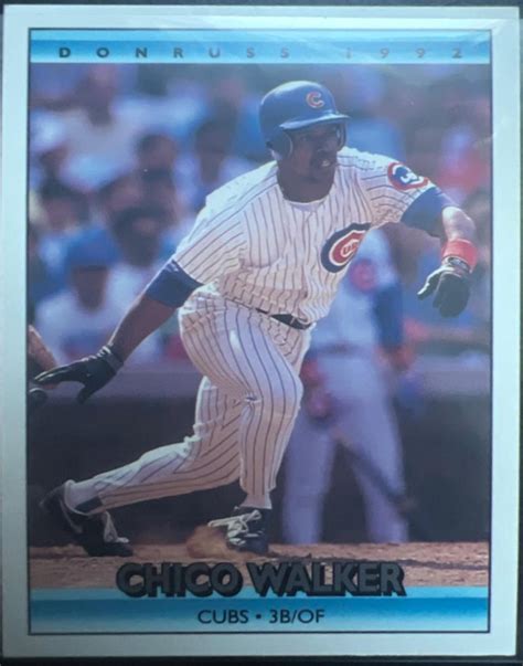 Chico Walker 439 Prices 1992 Donruss Baseball Cards