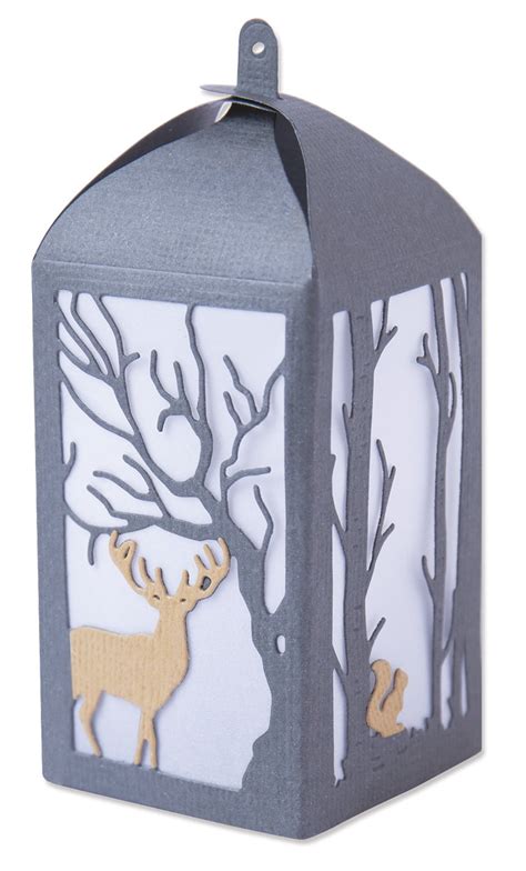 Sizzix Thinlits Dies By Kath Breen 7pkg Woodland Lantern
